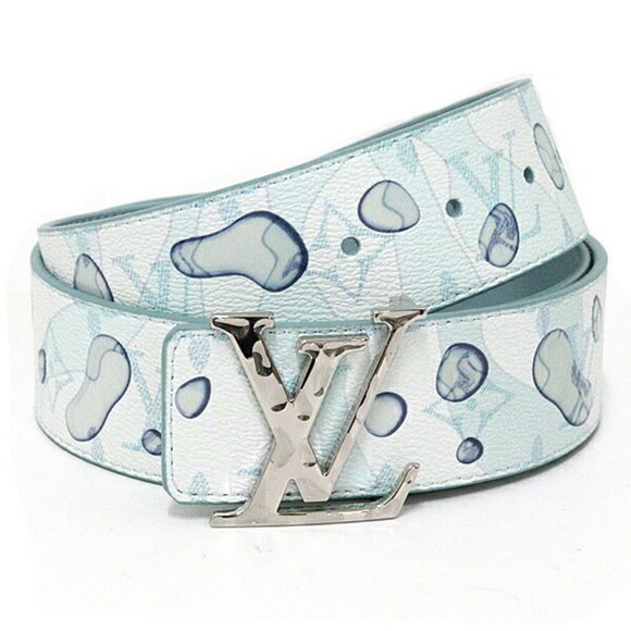 Louis Vuitton | Accessories | Louis Vuitton Belt Lv Aqua 4mm Reversible ...